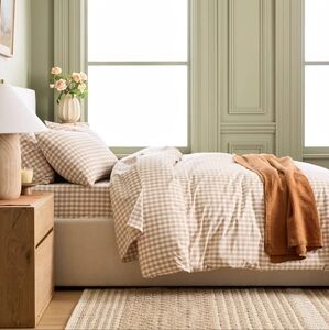 Quince | Bedding | Classic Organic Percale Duvet Cover Set In Cafe ...